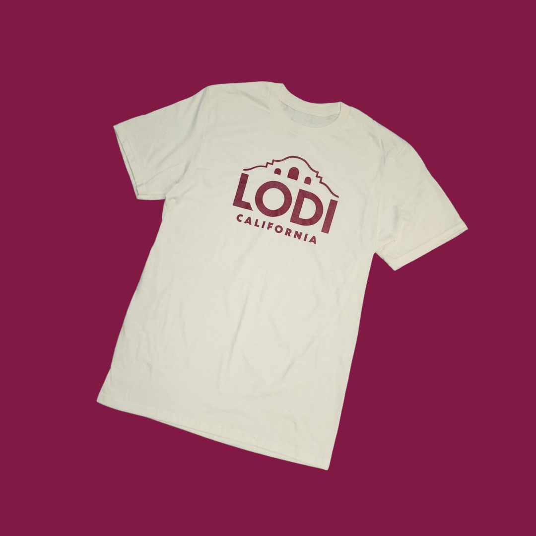 Unisex Short Sleeve Arch Logo T-Shirt | Lodi, California Merchandise ...